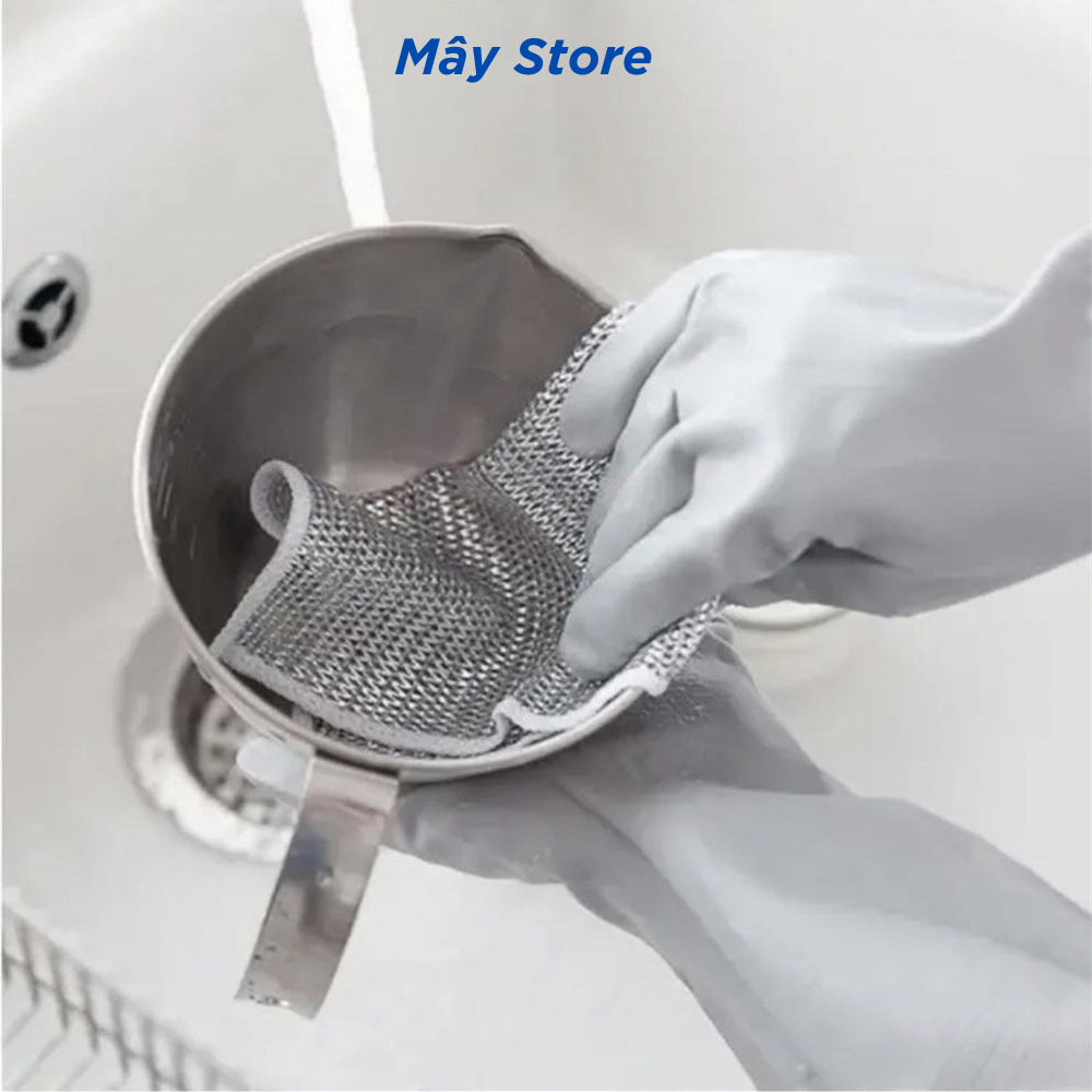 Metal Wire Kitchen Mops for Sink Cleaning Pots and Dishes, Non-Abrasive ...
