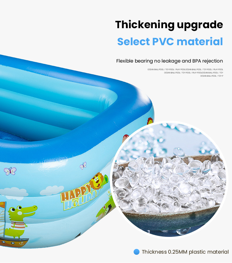 Large Inflatable Swimming Pools for Kids and Family Portable Outdoor 3 ...