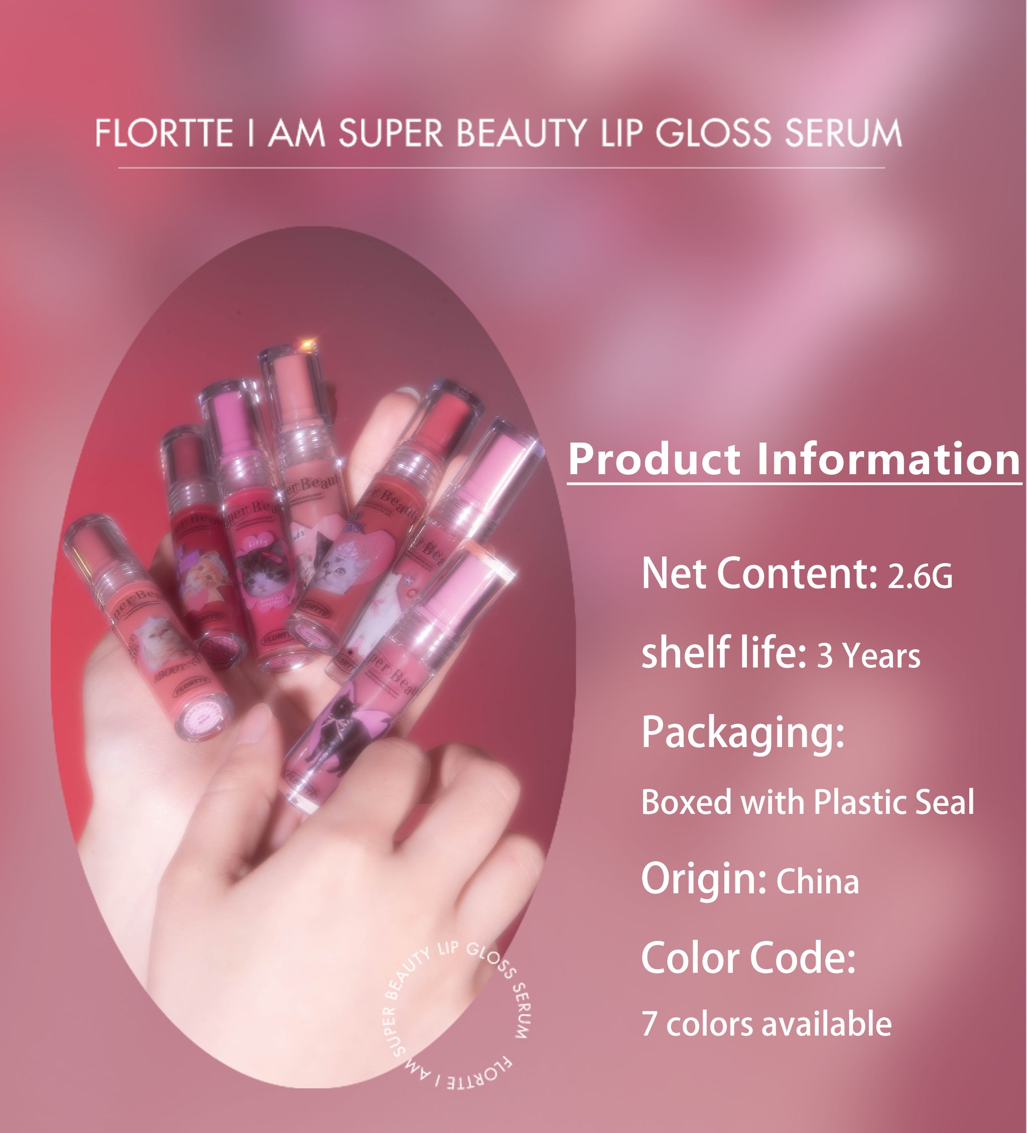 FLORTTE I Am Super Beauty Lip Gloss Serum | Shopee Philippines