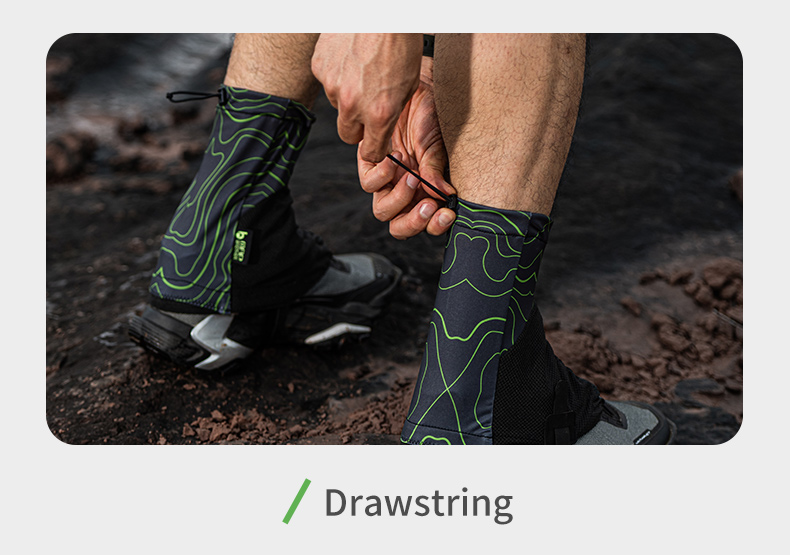 MAP BROTHER Trail Running Gaiters Mens Womens Waterproof Ankle Shoe ...