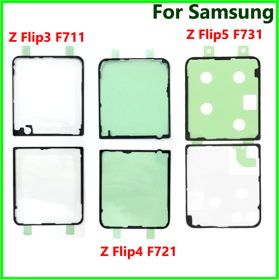 Back Battery Cover Waterproof Adhesive For Samsung Z Flip 5G 3 4 Flip3 F711 Flip4 F721 F707 ...