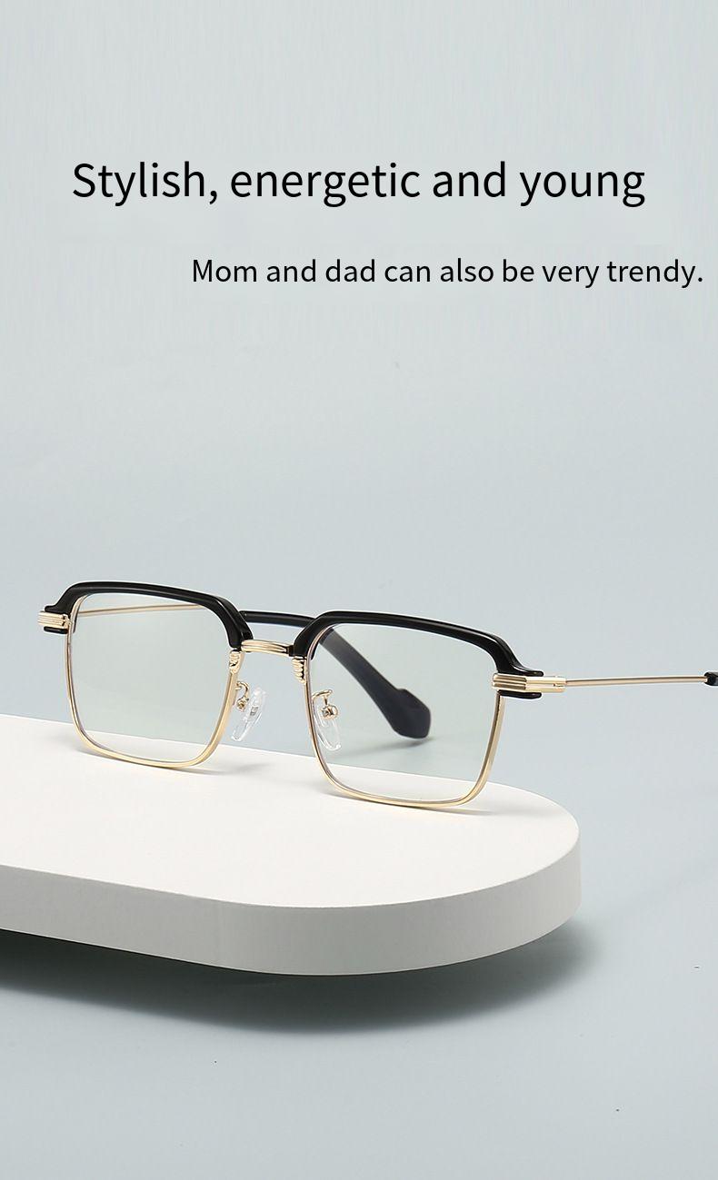 Color-changing Reading Glasses HD Men's Anti-blue Anti-radiation Metal ...
