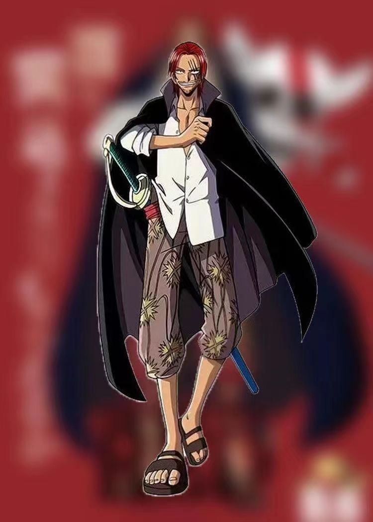 One Piece Shanks Cosplay Costume wig plus size Japan Anime Cos Full ...