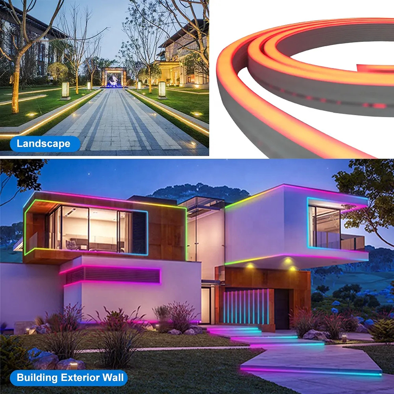 Neon Flexible Strip Light 12V With Adapter LED Neon Lamp 1M 2M 3M 4M 5M ...