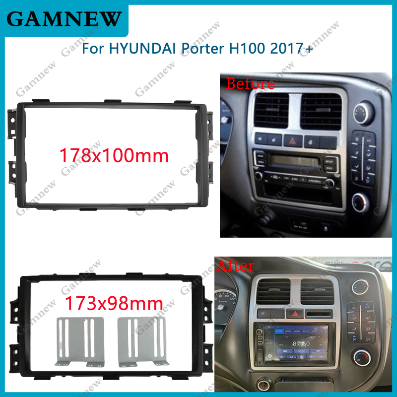 7 Inch 2Din Car Frame Radio Panel For HYUNDAI Porter H-100 H100 2017 ...