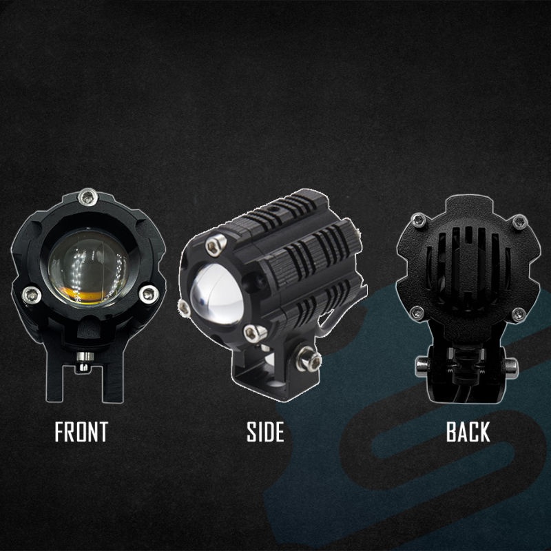 Mini Driving Light V6 High and Low Beam White and Yellow Single And ...