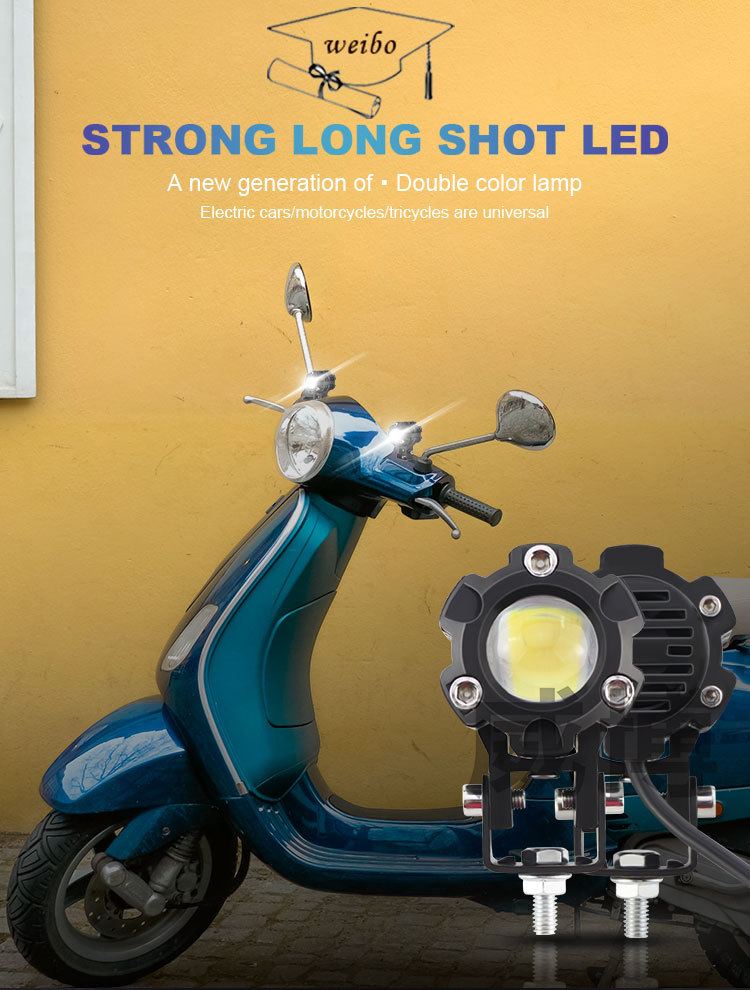 Mini Driving Light V6 High and Low Beam White and Yellow Single And ...