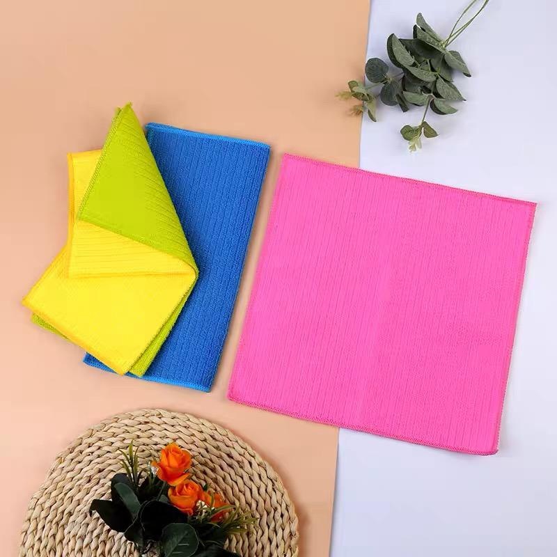 Kit 10 Multipurpose High Absorption Microfiber Cleaning Cloths | Shopee ...