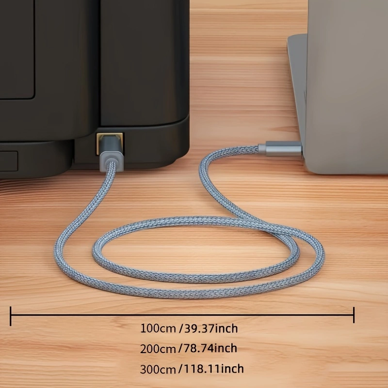 Printer Scan Line Type C to USB Micro B 3.0 Cable for Epson Canon USB ...