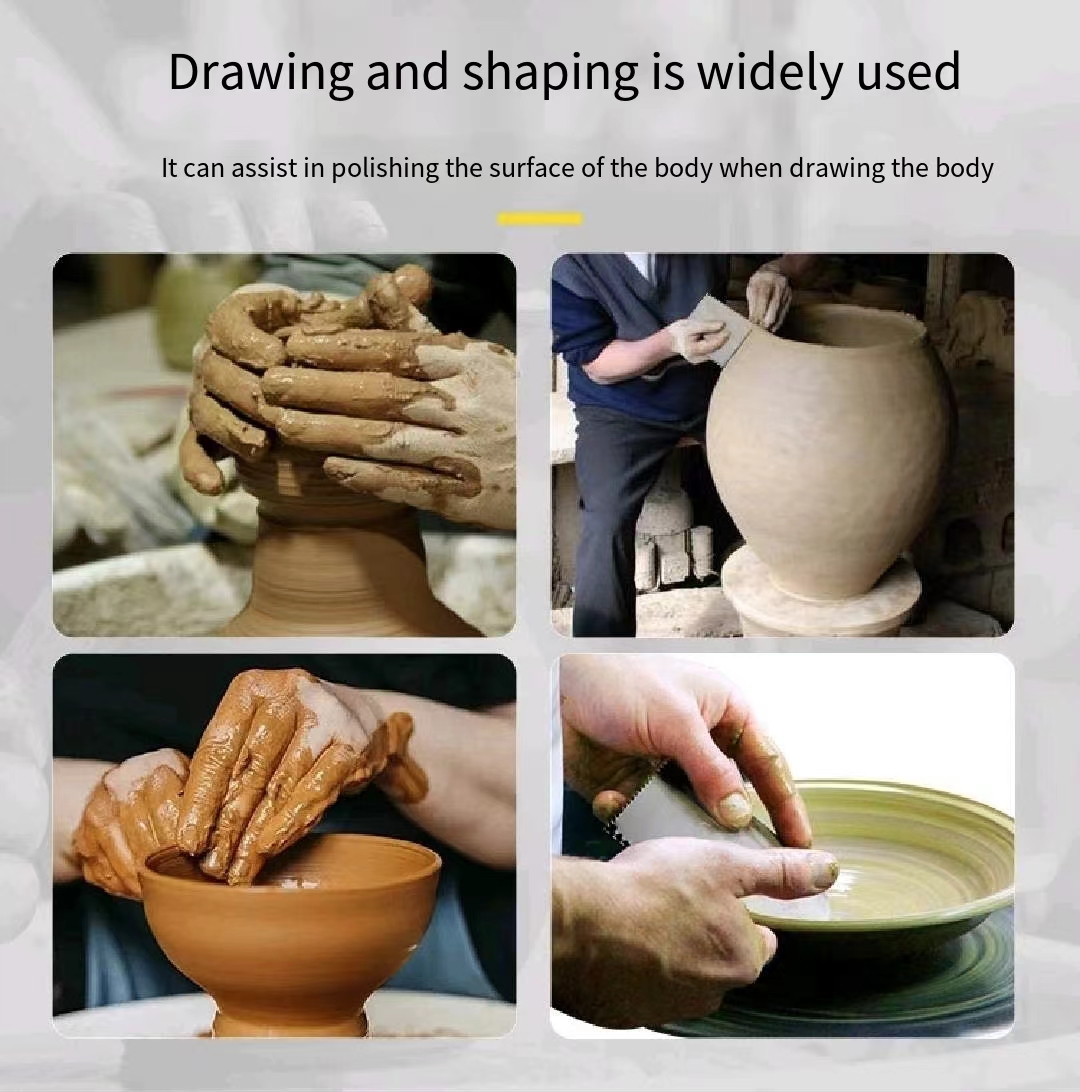 Pottery Stainless Steel Scraper Tools Clay Sculpture Tooth Shape ...