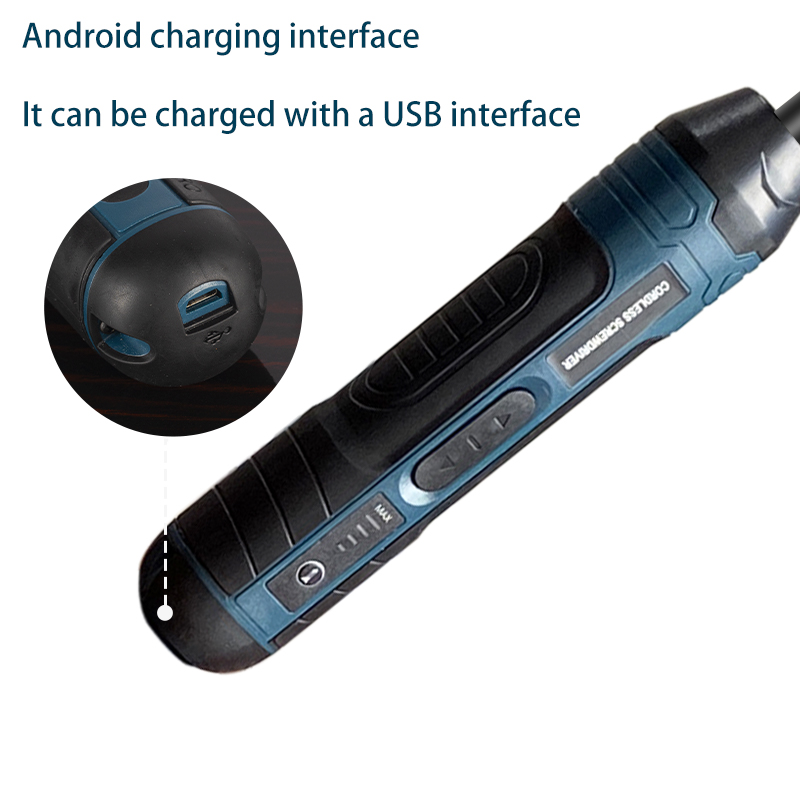 Torque Adjustment Straight Handle 3.6V Electric Screwdriver Small Multi ...