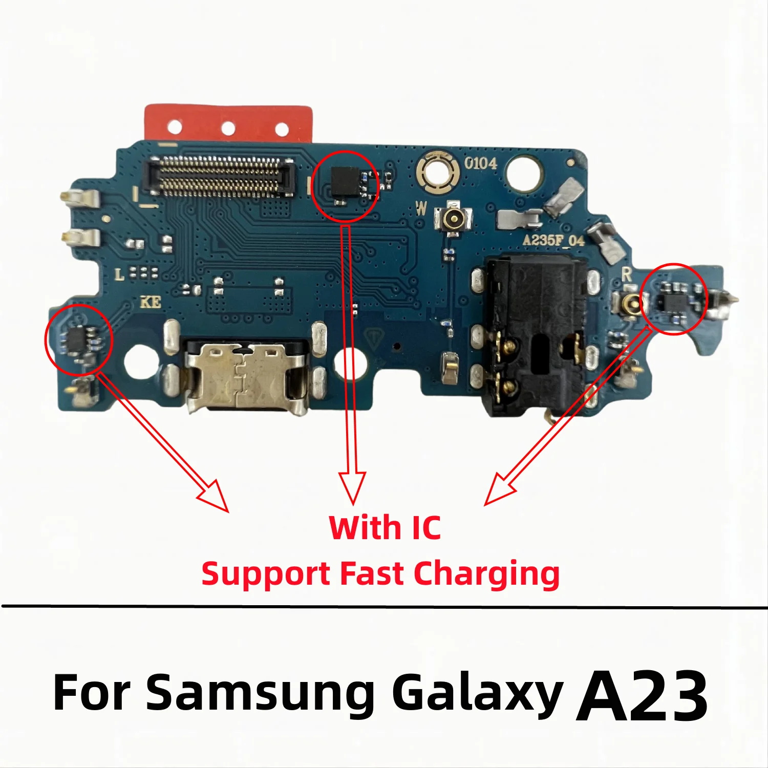 For Samsung A23 4G Dock Connector USB Charger Charging Board Port Flex ...
