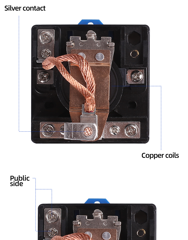Power relay JQX-62F 1Z 120A High-power relay 12V 24VDC 220VAC Silver ...