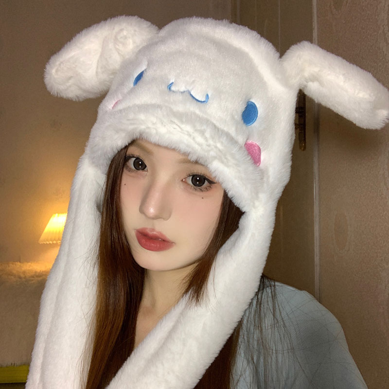 Jumping Up Cap Cinnamoroll My Melody Ear Moving Hat Glowing Plush ...