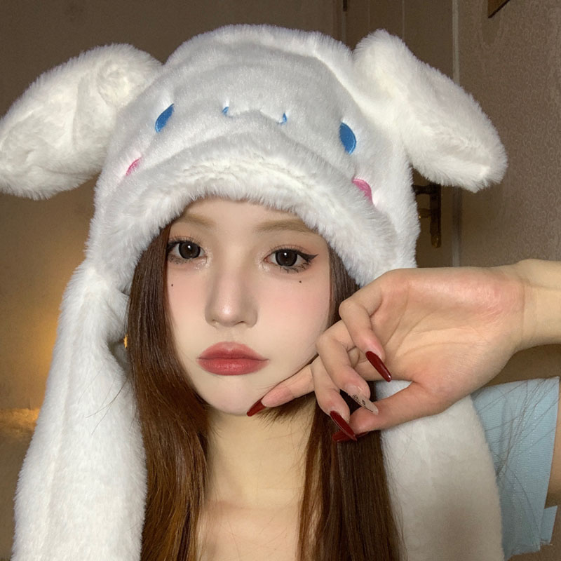 Jumping Up Cap Cinnamoroll My Melody Ear Moving Hat Glowing Plush ...