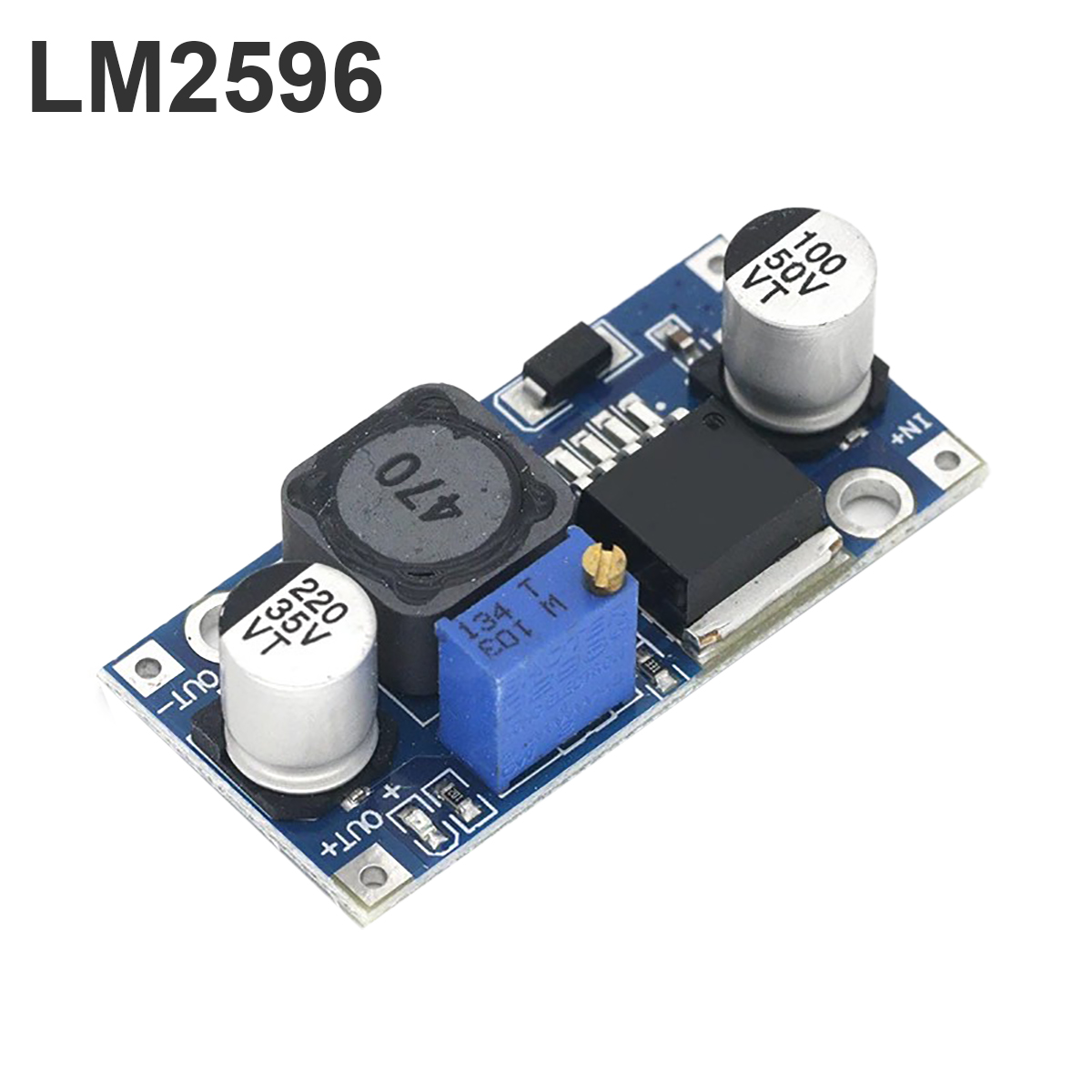 999DIY LM2596 LM2596s DC-DC Buck Step Down Converter with 7 Segment Display That Converts 4V-40V ...
