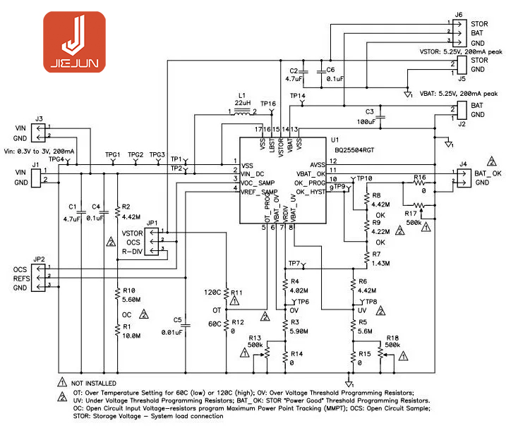 Energy Harvesting Module CJMCU-25504 bq25504 Boost Converter Conversion ...