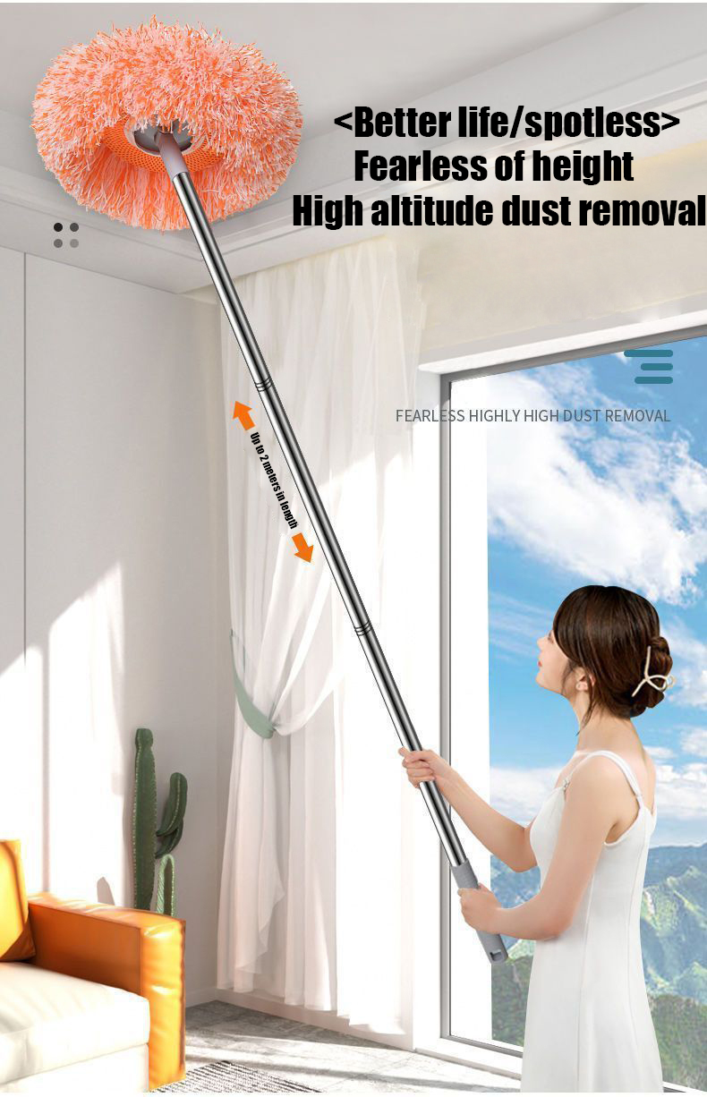 4-in-1 Scalable Multifunctional Round Mop 360 Degree Easy Rotation ...