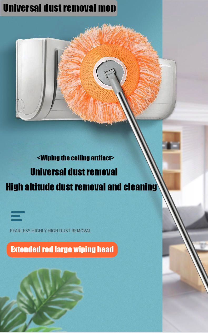 4-in-1 Scalable Multifunctional Round Mop 360 Degree Easy Rotation ...