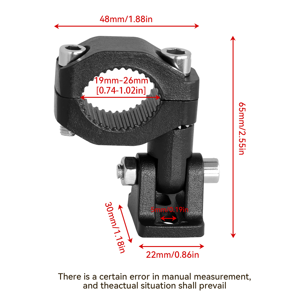 Motorcycle LED Headlight Spotlight Clamps Bracket Tube Mount for ...