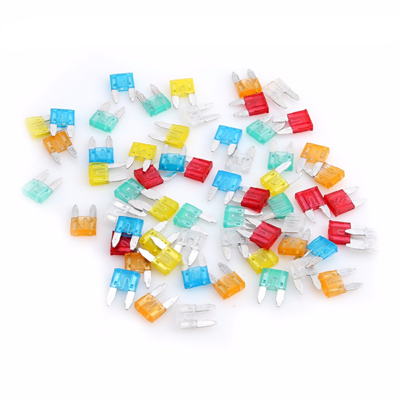 100/120PCS 32A Aluminum Small Car Fuses 6 Different Specifications with ...