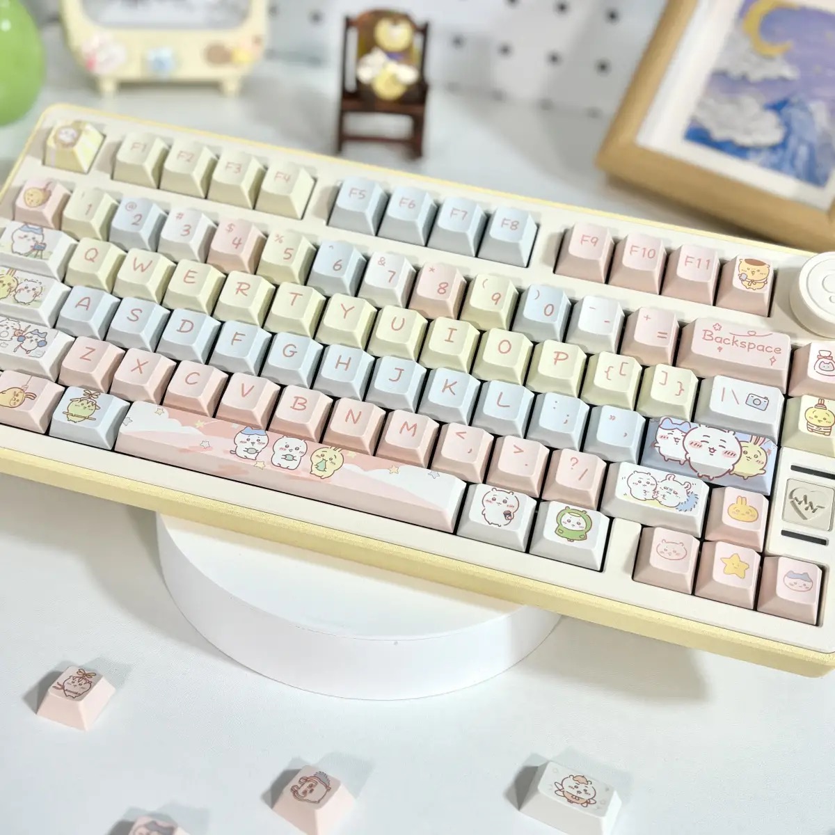 95 Keys Love Letter Keycaps Cherry Height PBT Material Thermal ...
