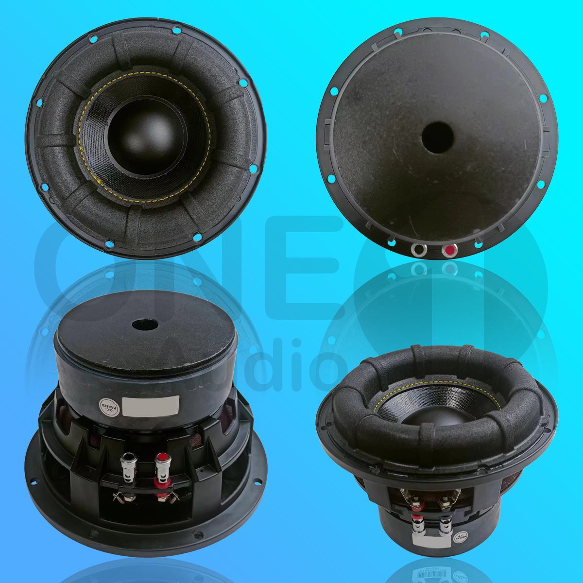 OneAudio HK 6.5 inch 4Ω 200W Subwoofer Speaker Car Bass Speaker Deeper Woofer | Shopee Philippines