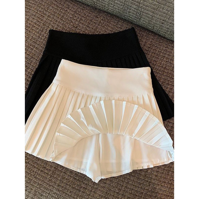 DAMENER Mini Pleated Skirt For Women Party Palda High Waist A-line ...