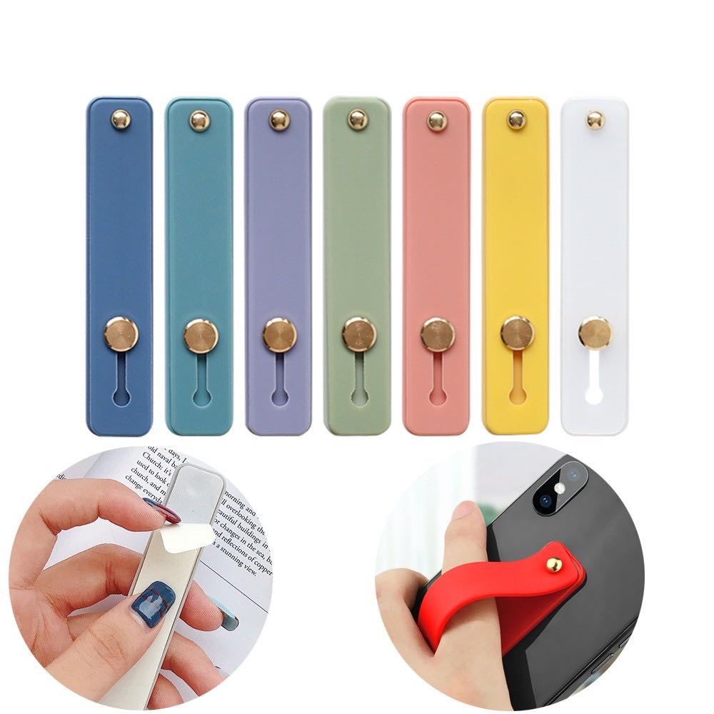 Silicon Finger Ring Holder Candy Color Phone Hand Band Holder Wristband ...
