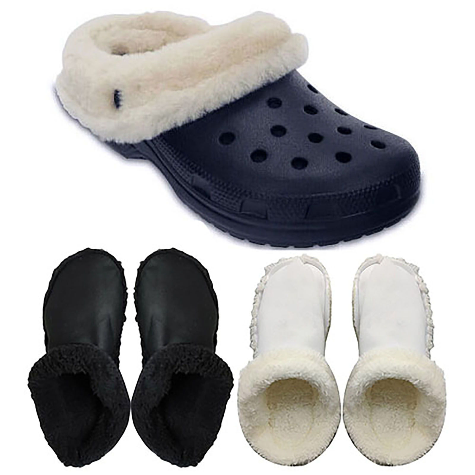 Crocs Crocs Warm Insoles, Fur Insoles, Soft Fleece Lining, Crocs for ...