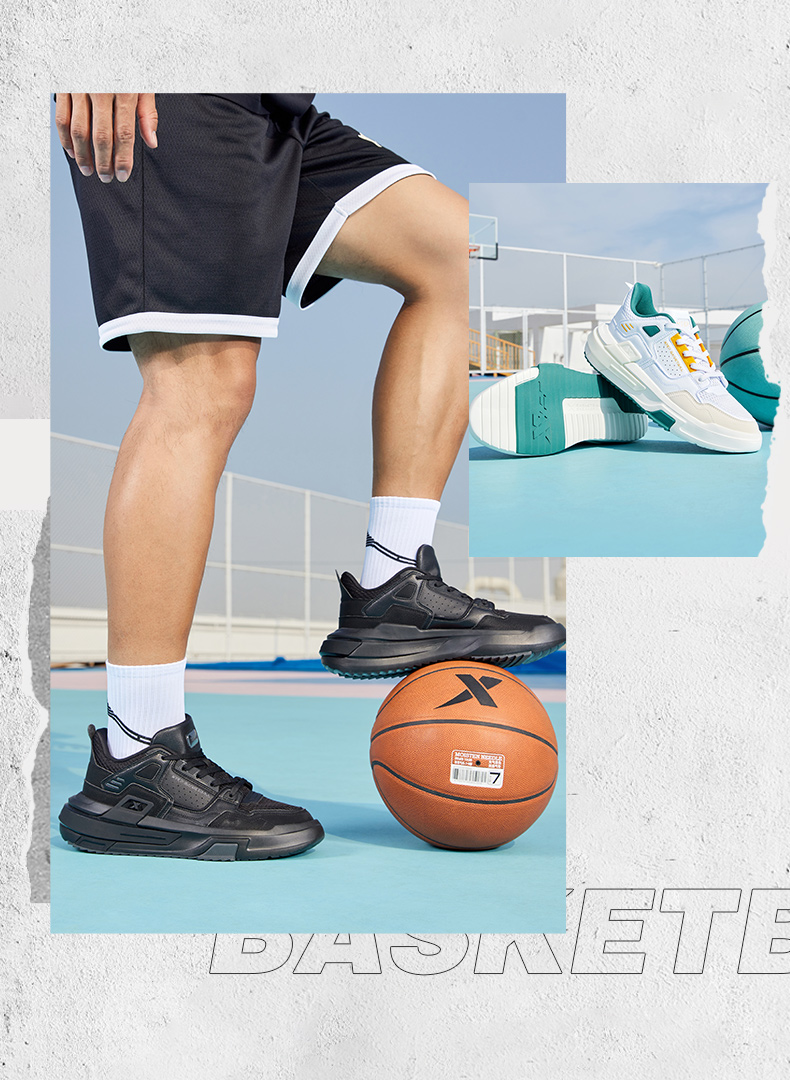 XTEP COMEBACK 1.0 V2 Men Basketball Shoes Mid-Top Rebound Combat Shock ...