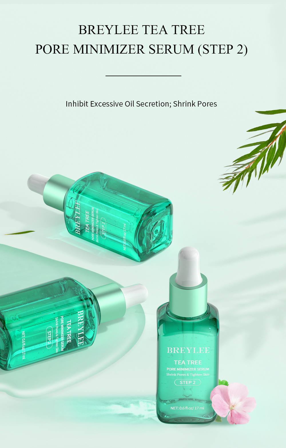 BREYLEE Step 2 Pore Refining Serum Shrink Pores Tightens Essence ...
