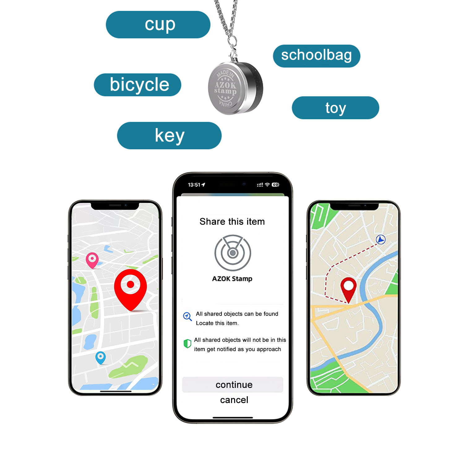 1 pcs Smart Tracker Tag. Works with Apple Find My (iOS Only), Global ...