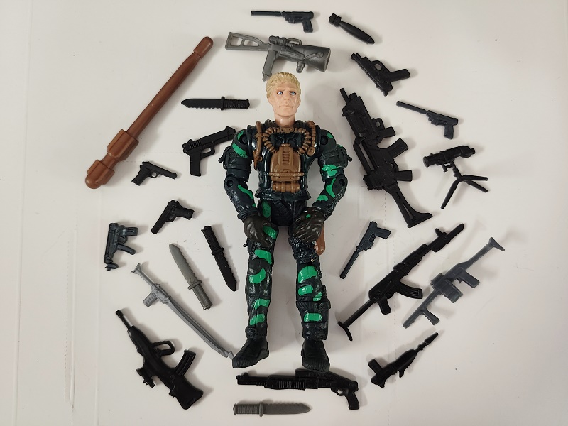 3.75"Lanard The Corps 2003 Marcus "Rip" Dundee Military Soldier W ...