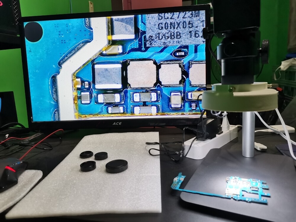 【YIZHAN】Microscope electronics repair 4K 48MP HDMI USB Industrial ...