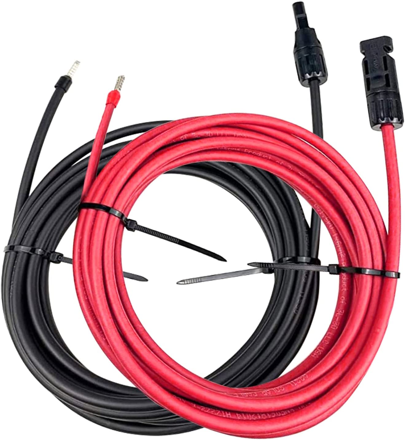 PowMr MC4X4 3M/6M/9M Black & Red Solar Panel Cable 4mm² 12AWG Solar ...