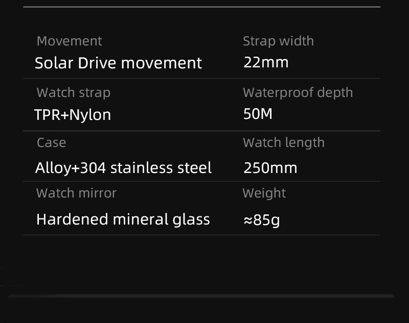 NORTH EDGE Mach Solar Rechargeable Stainless Steel Waterproof Men's ...