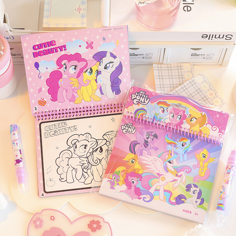 My Little Pony Series Water Color-changing Picture Book Cartoon ...