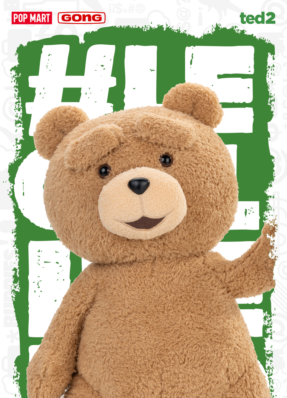POP MART (Ted2) ted action plush doll | Shopee Philippines