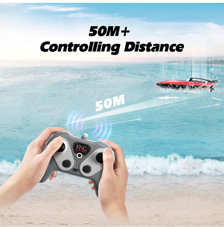 Remote Control Boat Toy Medium High-Speed Speedboat Sailing Boat Model ...