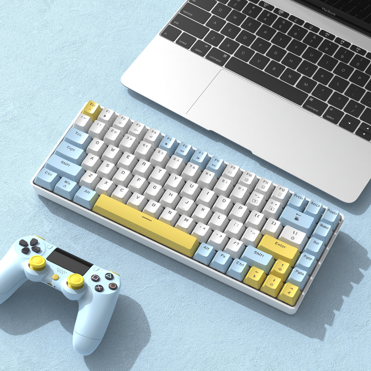 ZIYOULANG K84 Mechanical Keyboard Laptop Wired Work Game Luminous ...