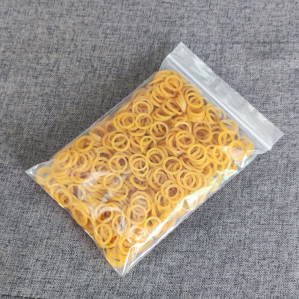 500pcs Yellow O Rings Rubber Bands 1CM/ 0.4inch Rubber Bands Elastic ...
