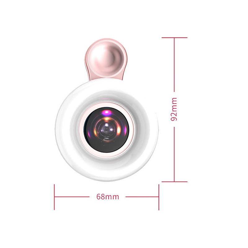 obile 15X Macro Lens 2 in 1 Camera Photography Fill Light for Eyelash ...
