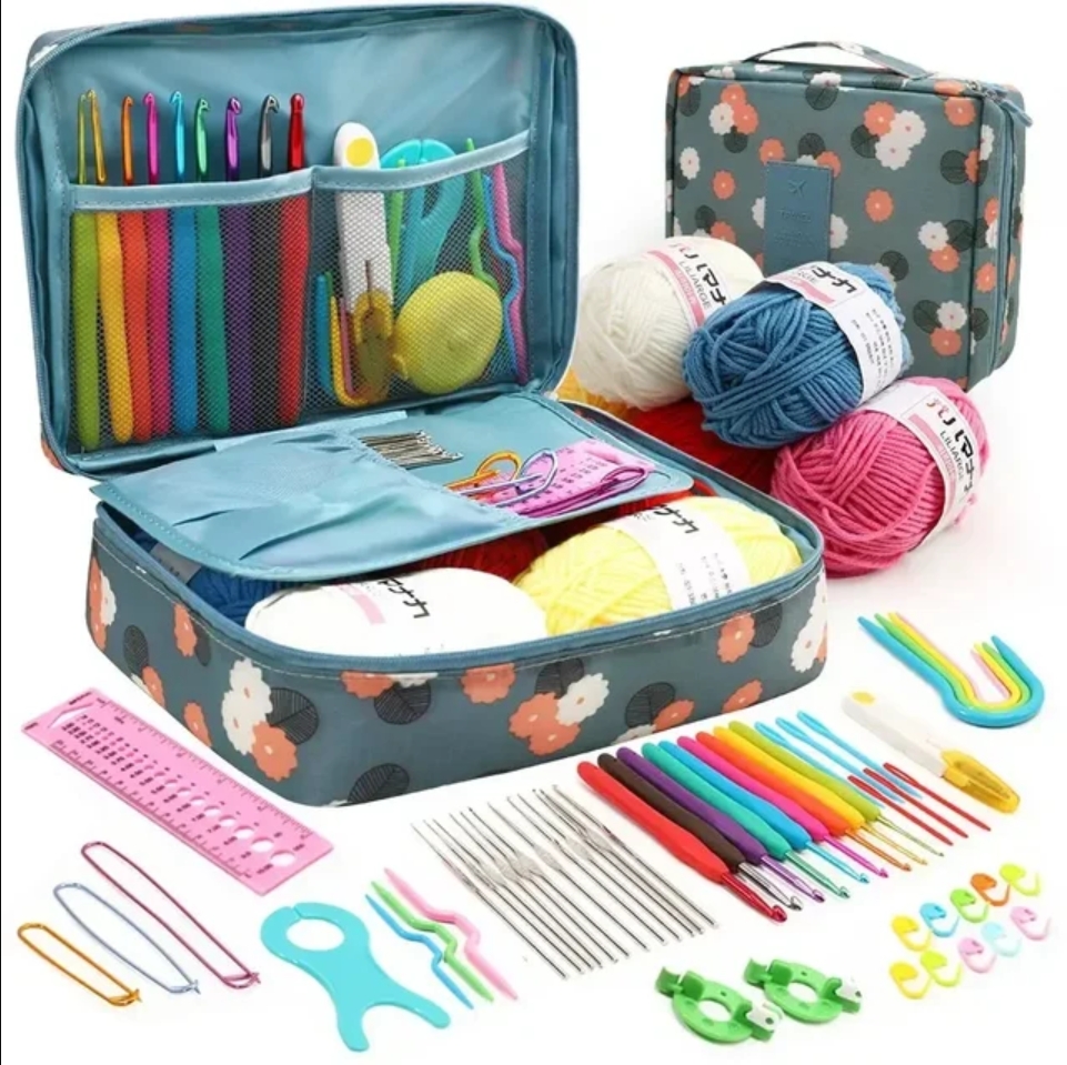 Crochet set for Beginner Crochet Kit Adults Knitting Starter Kit Adults ...