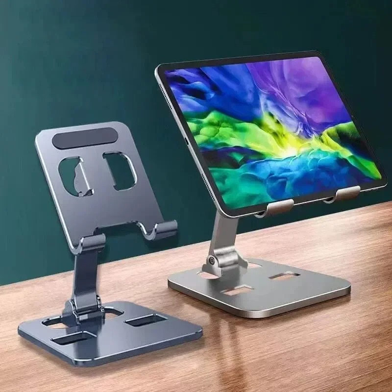 Folding Portable Desktop Metal Mobile Phone Stand Desk Lazy Stand ...
