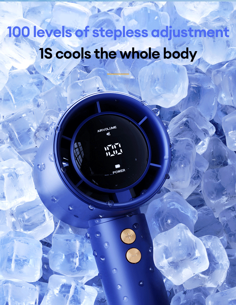 Morui High Quality Handheld Fan 10000mAh Digital Power Display Electric ...