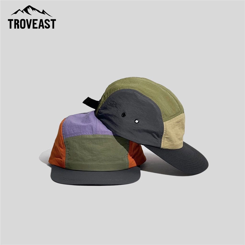 Japanese Style Color Matching Quick-Drying Lightweight Baseball Cap Hip ...