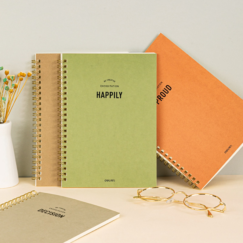 Deli A5 Spiral Notebook 60Sheets Student Binder Spring Spiral Notebook ... Deli A5 Spiral Notebook 60Sheets Student Binder Spring Spiral Notebook ...