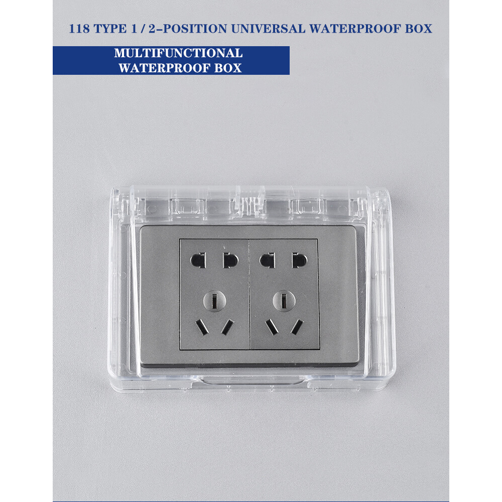 LP 【Buy 1 Take 1】Outlet Protector Cover 118 Type Double Socket Switch ...
