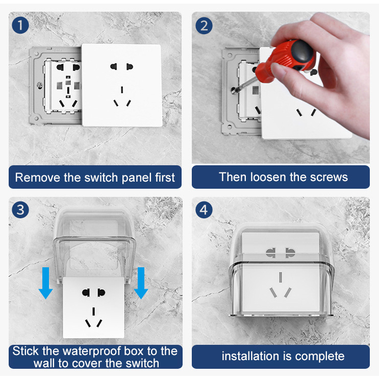 LP 【Buy 1 Take 1】Outlet Protector Cover 118 Type Double Socket Switch ...